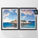 Beautiful Tropical Island Set of 2 Prints Island Poster - Etsy Canada