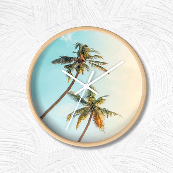 Palm Tree Clock - Etsy