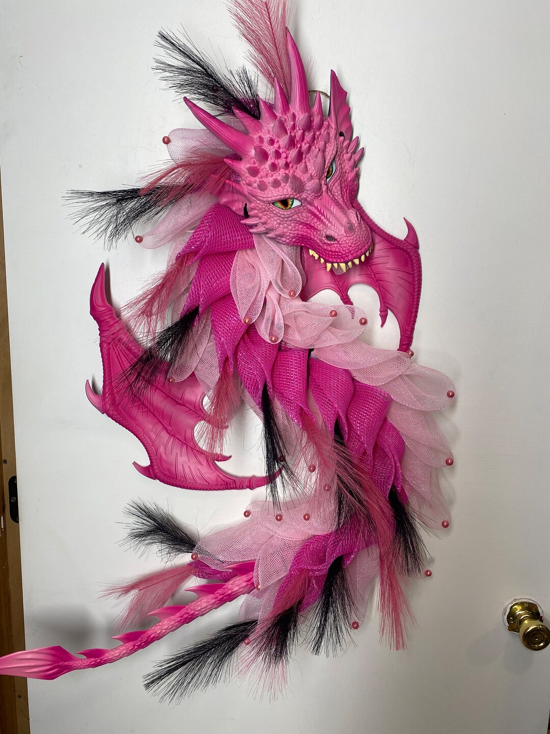 Dragon Wreath , Dragon Decor - Etsy