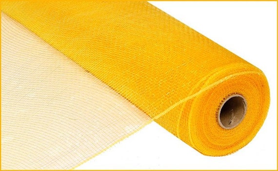 21 X 10 Yd Value Mesh Yellow Mesh for Wreaths - Etsy