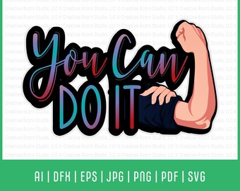 You Can Totally Do This SVG Cut File Digital File Emerson - Etsy