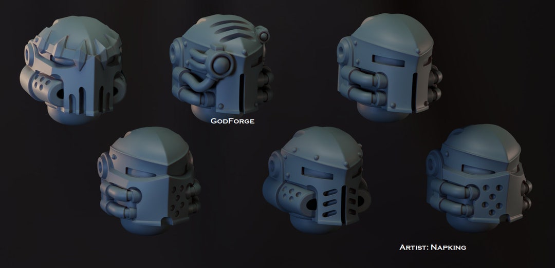 6x Exosuit Knight Heads - Etsy