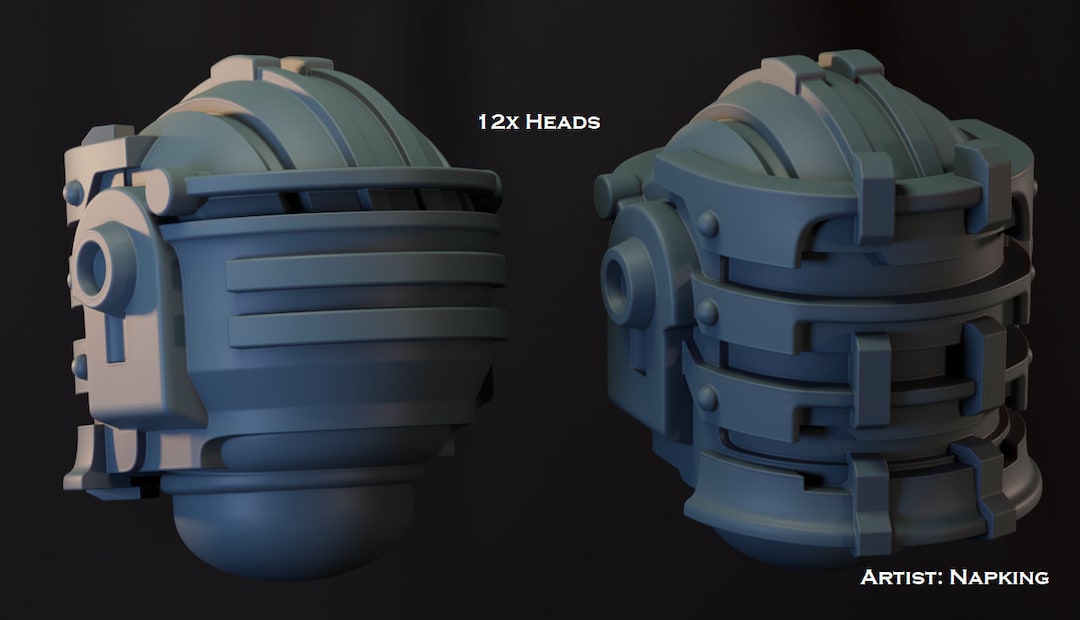 12x Engineer Isaac Heads - Etsy