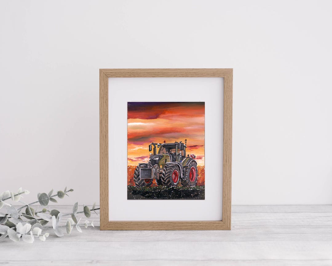Fendt Tractor Fine Art Print, Perfect for Tractor Lovers, Farmers ...