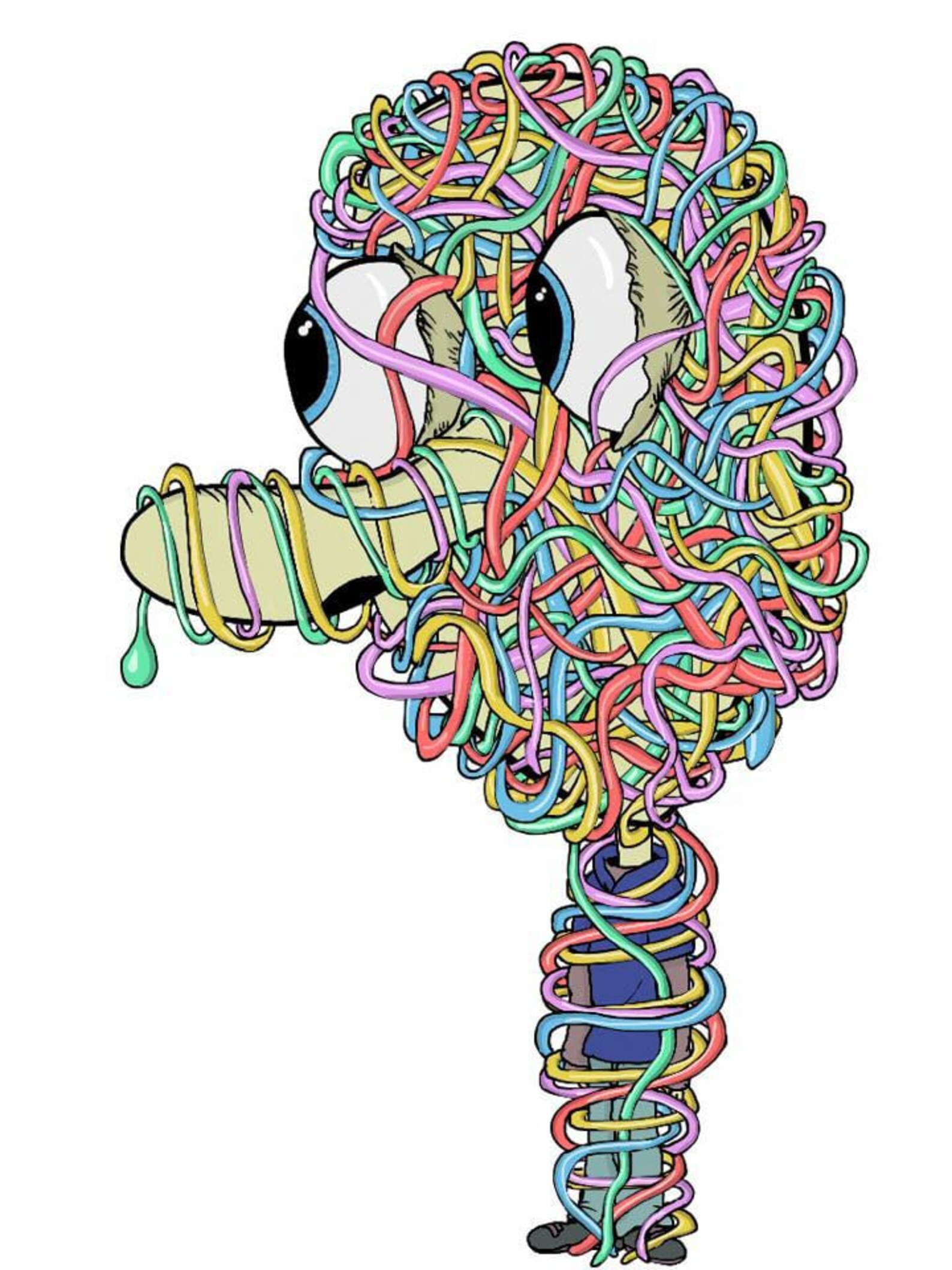 Noodle Man - Etsy
