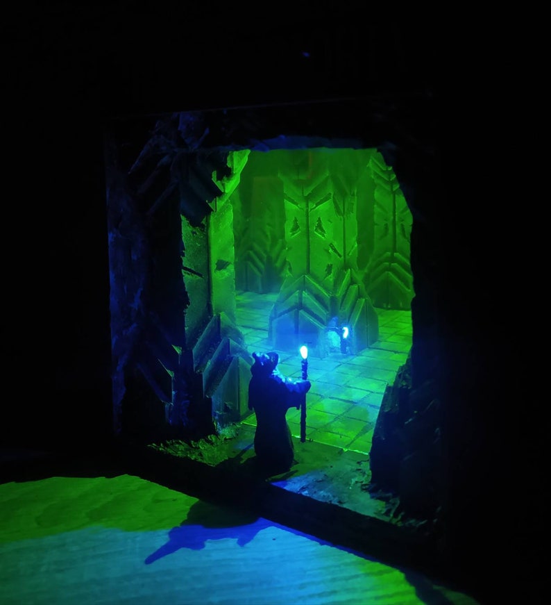 Infinity Cave and Sorcerer Depth Handmade 3D Best Gift - Etsy