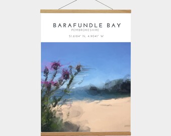 Barafundle Bay Art | Etsy UK