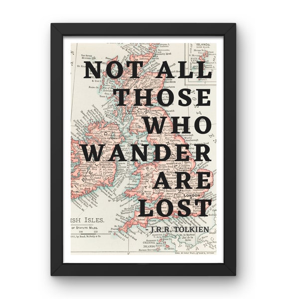 Wander Poster - Etsy UK