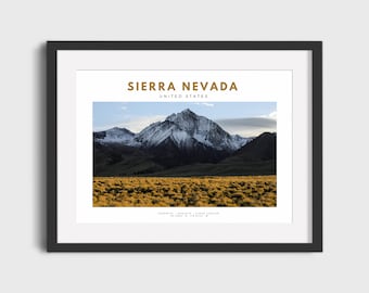 Sierra Nevada Print - Etsy