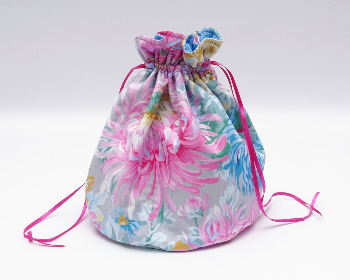 Drawstring Dilly Bag PDF Pattern With Six Internal Pockets; Drawstring ...