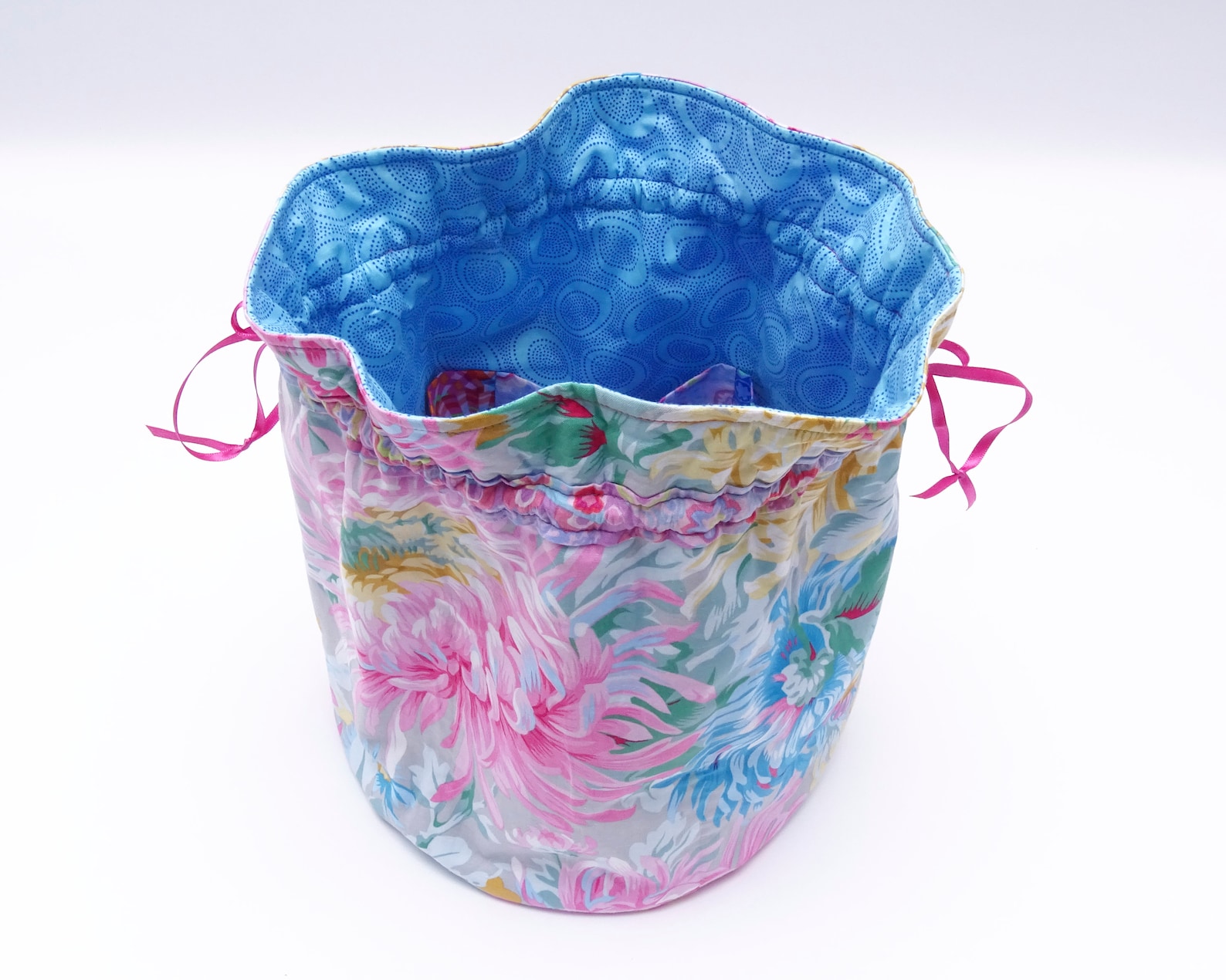 Drawstring Dilly Bag PDF Pattern With Six Internal Pockets; Drawstring ...