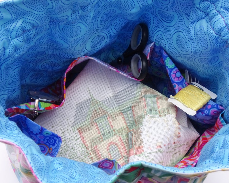 Drawstring Dilly Bag PDF Pattern With Six Internal Pockets; Drawstring ...