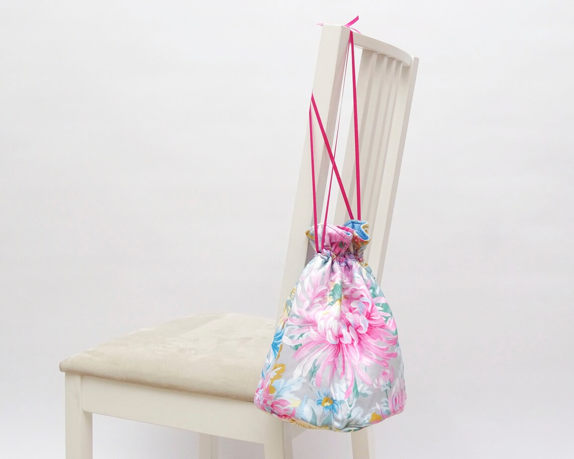 Drawstring Dilly Bag PDF Pattern With Six Internal Pockets; Drawstring ...