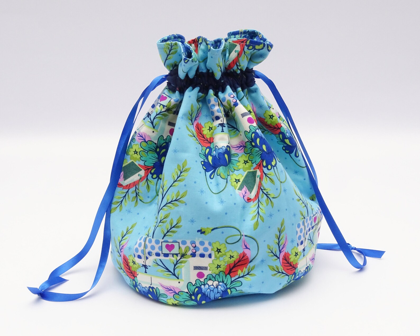 Drawstring Dilly Bag PDF Pattern With Six Internal Pockets; Drawstring ...