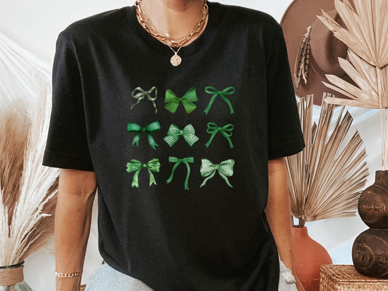 St Patricks Day Bow PNG, Green Bows Clipart, Watercolor Bows, Coquette ...