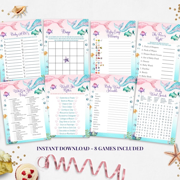 Baby Shower Games - Etsy