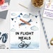 Airplane Meal Sign Airplane Food Table Sign Fueling Station Sign in ...