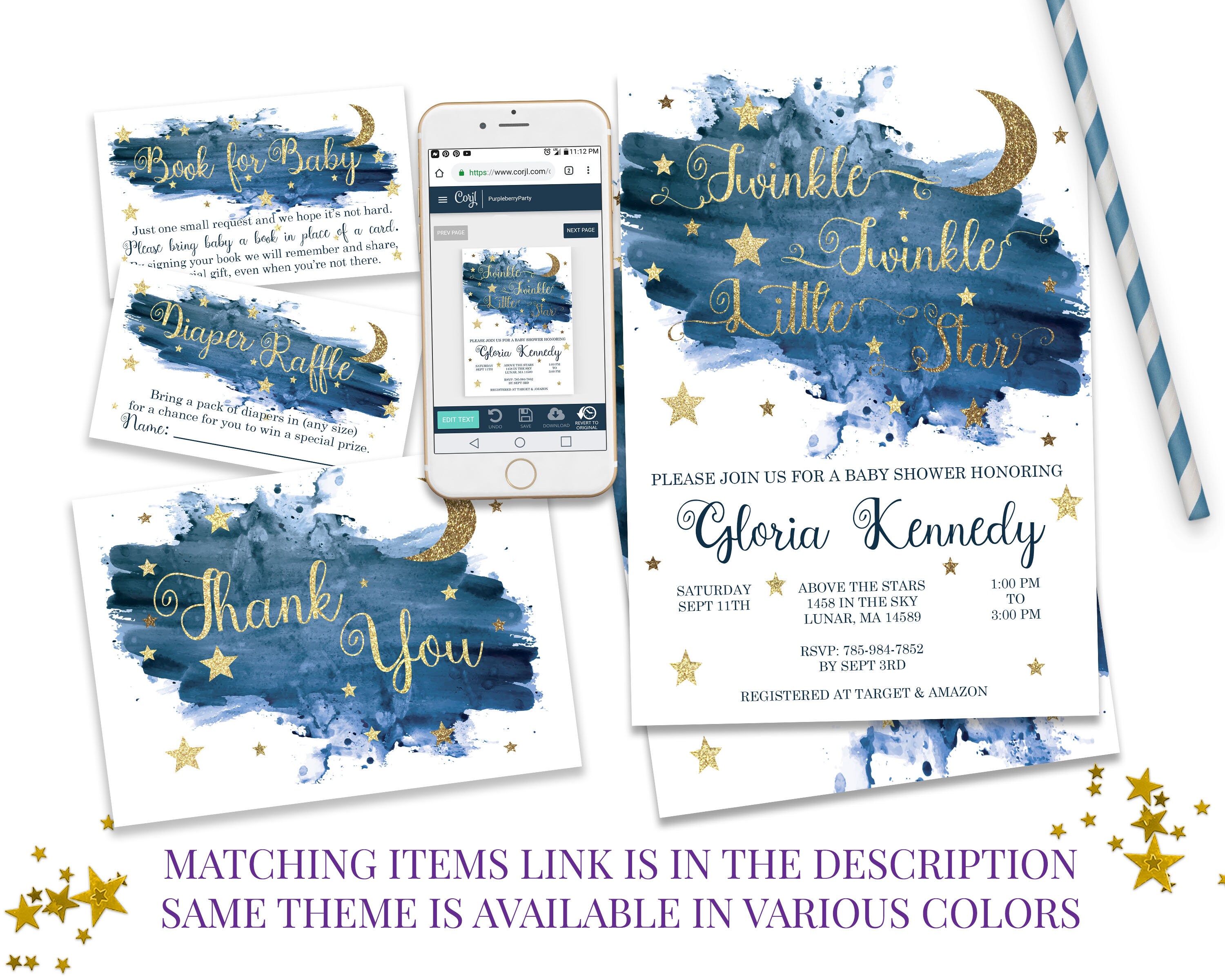 Twinkle Twinkle Little Star Baby Shower Games, Guess Who Game, ID137 - Etsy