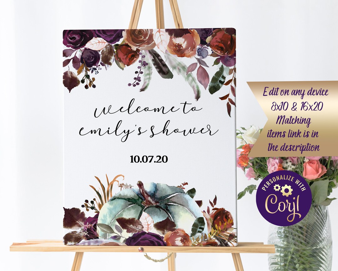 Signe de bienvenue Fall in Love, ID153 - Etsy France