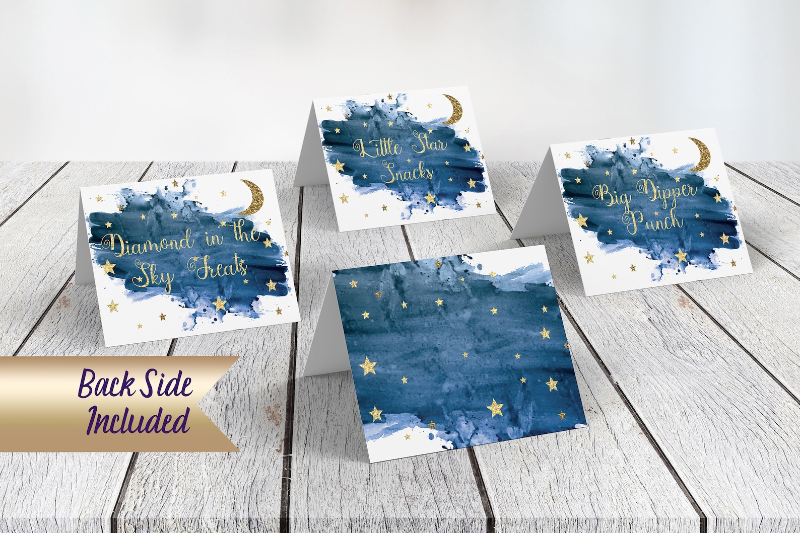 Twinkle Little Star Food Tent Cards Twinkle Twinkle Little - Etsy
