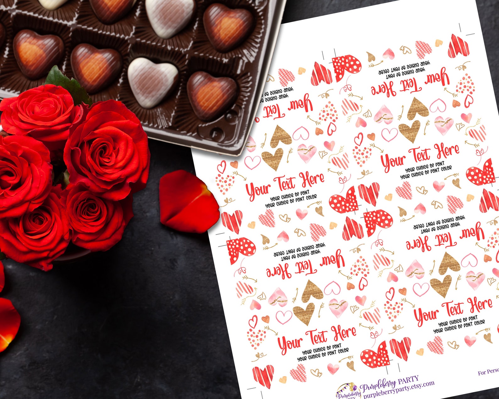 Editable Valentines Day Baby Shower Place Cards A Little Sweetheart ...