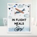 Airplane Meal Sign Airplane Food Table Sign Fueling Station Sign in ...
