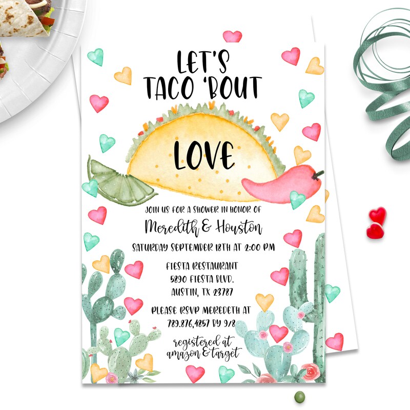 Taco Bout Love - Etsy