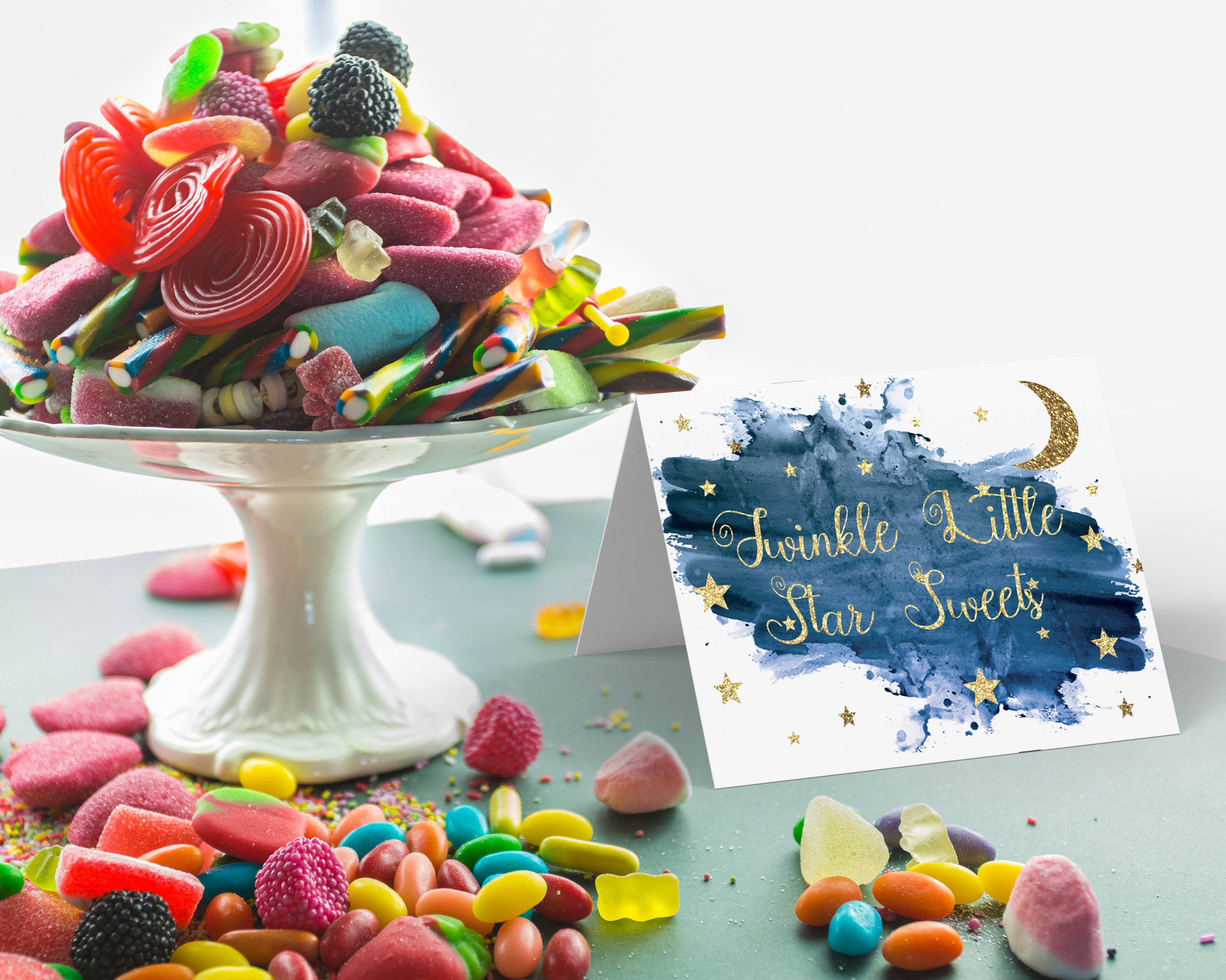 Twinkle Little Star Food Tent Cards Twinkle Twinkle Little - Etsy