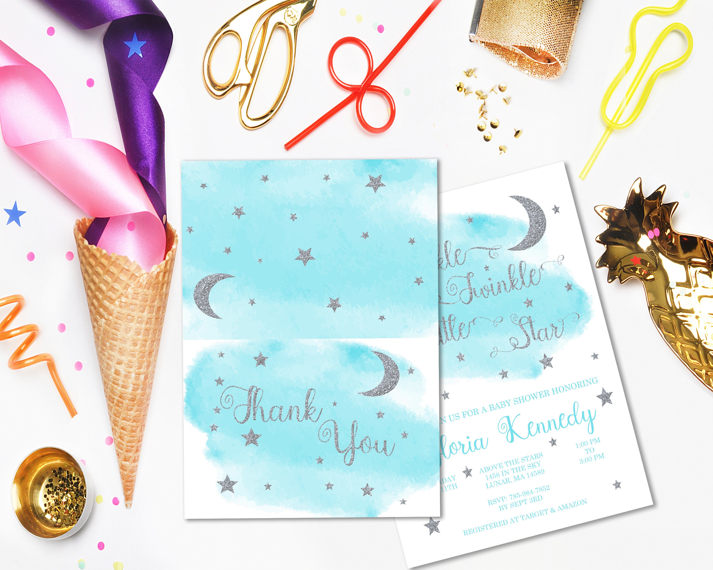 Twinkle Little Star Baby Shower Bundle Twinkle Little Star | Etsy