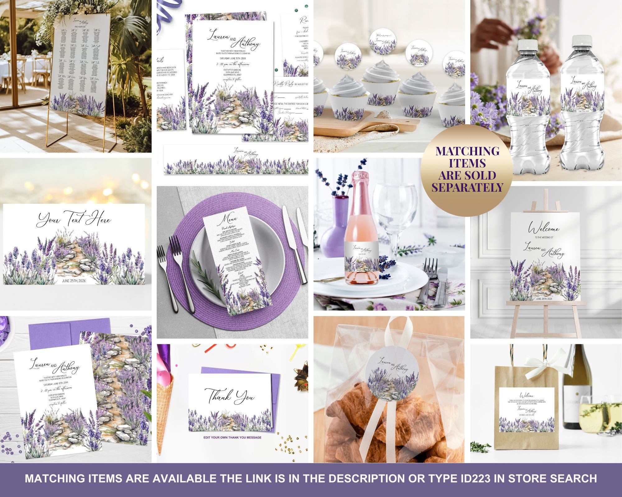 Lavender Wedding Seating Chart Template Lavender Floral Seating Chart ...