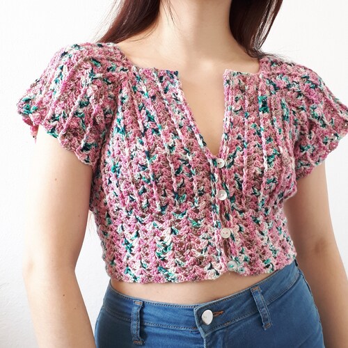Vintage Vera Top CROCHET PATTERN/ Crochet Tutorial for a Top | Etsy