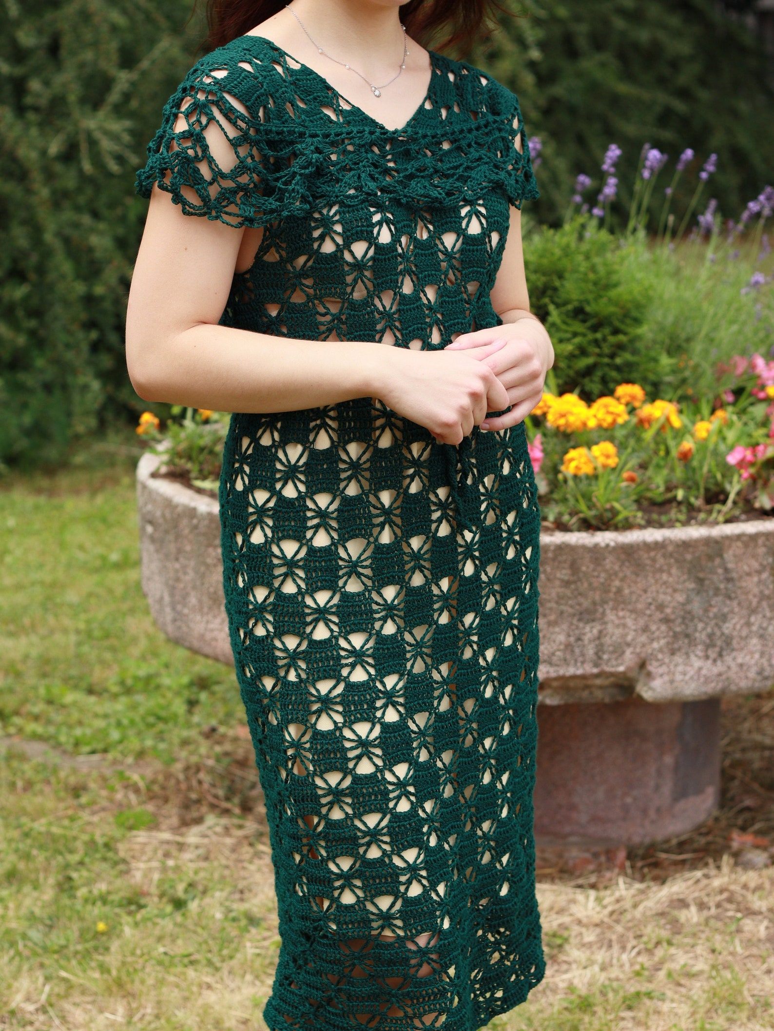 Scarlett Dress CROCHET PATTERN / Graduation Day Crochet Dress / Formal ...