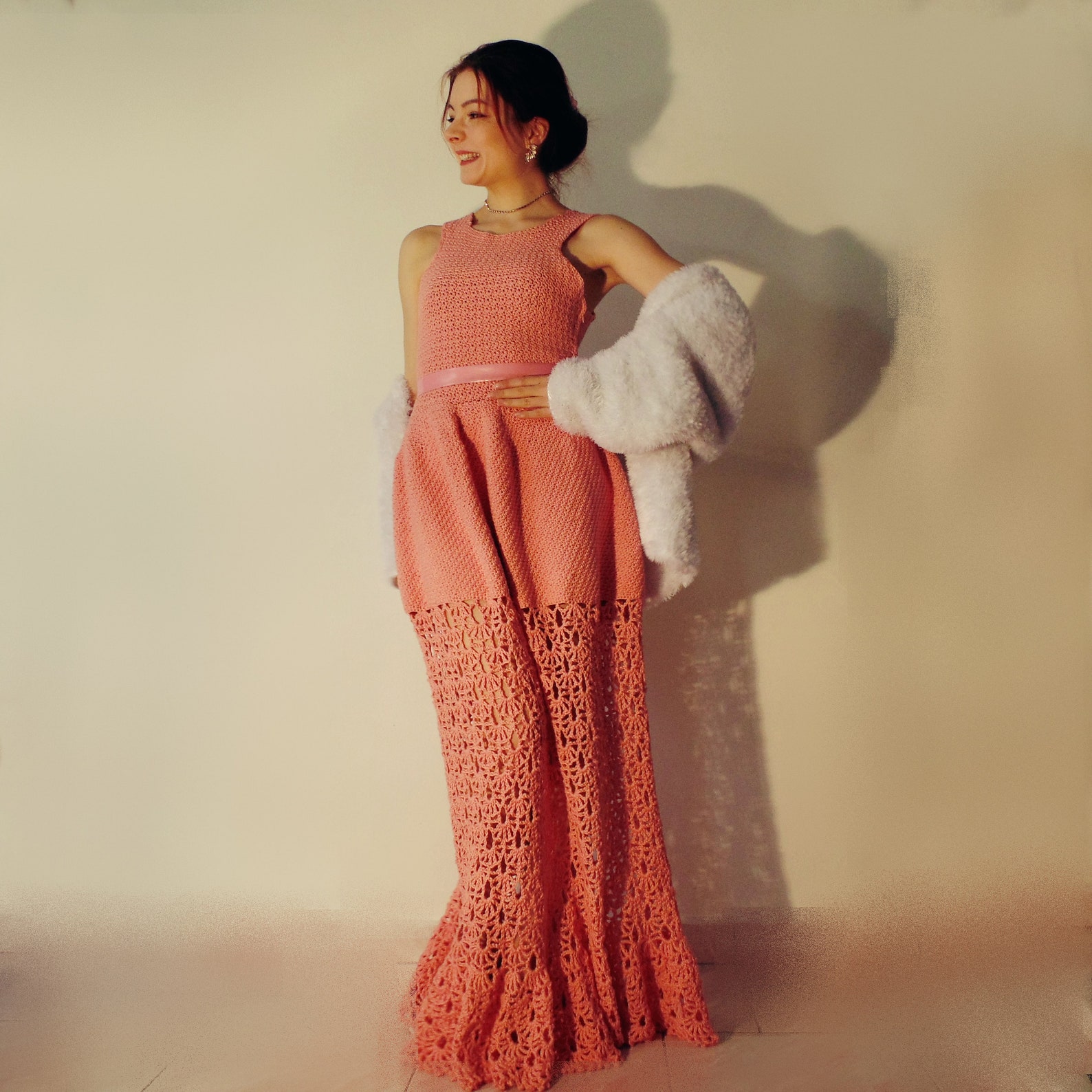 The Rose Dress / Ball Gown Dress / Crochet Prom Dress / Princess Dress ...