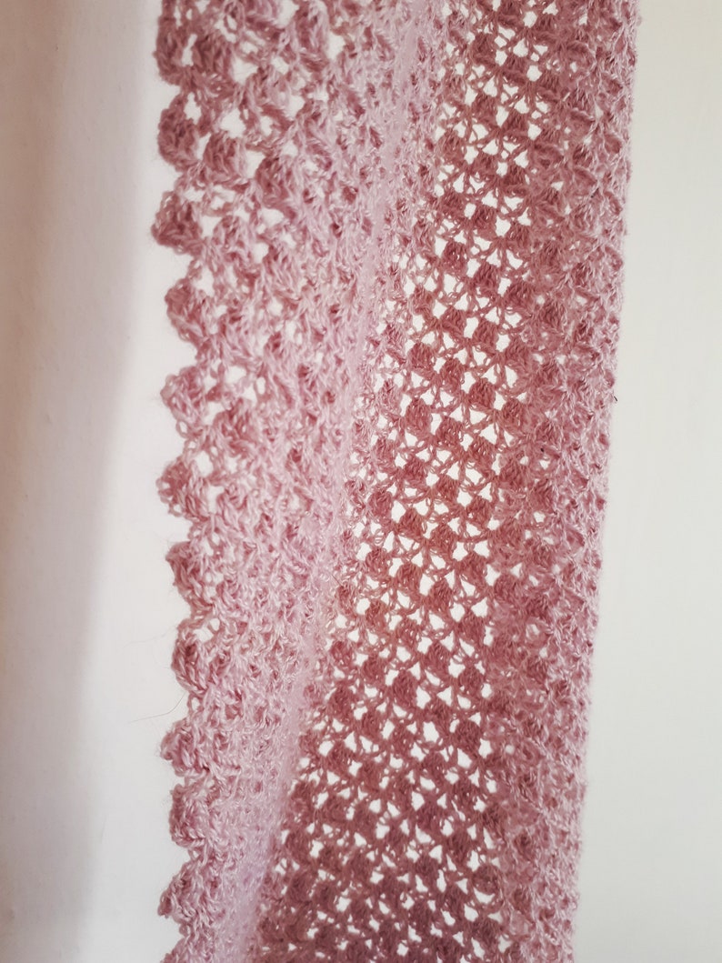 Rose Petal Crochet Scarf/ Crochet Pattern Beginner Friendly / - Etsy