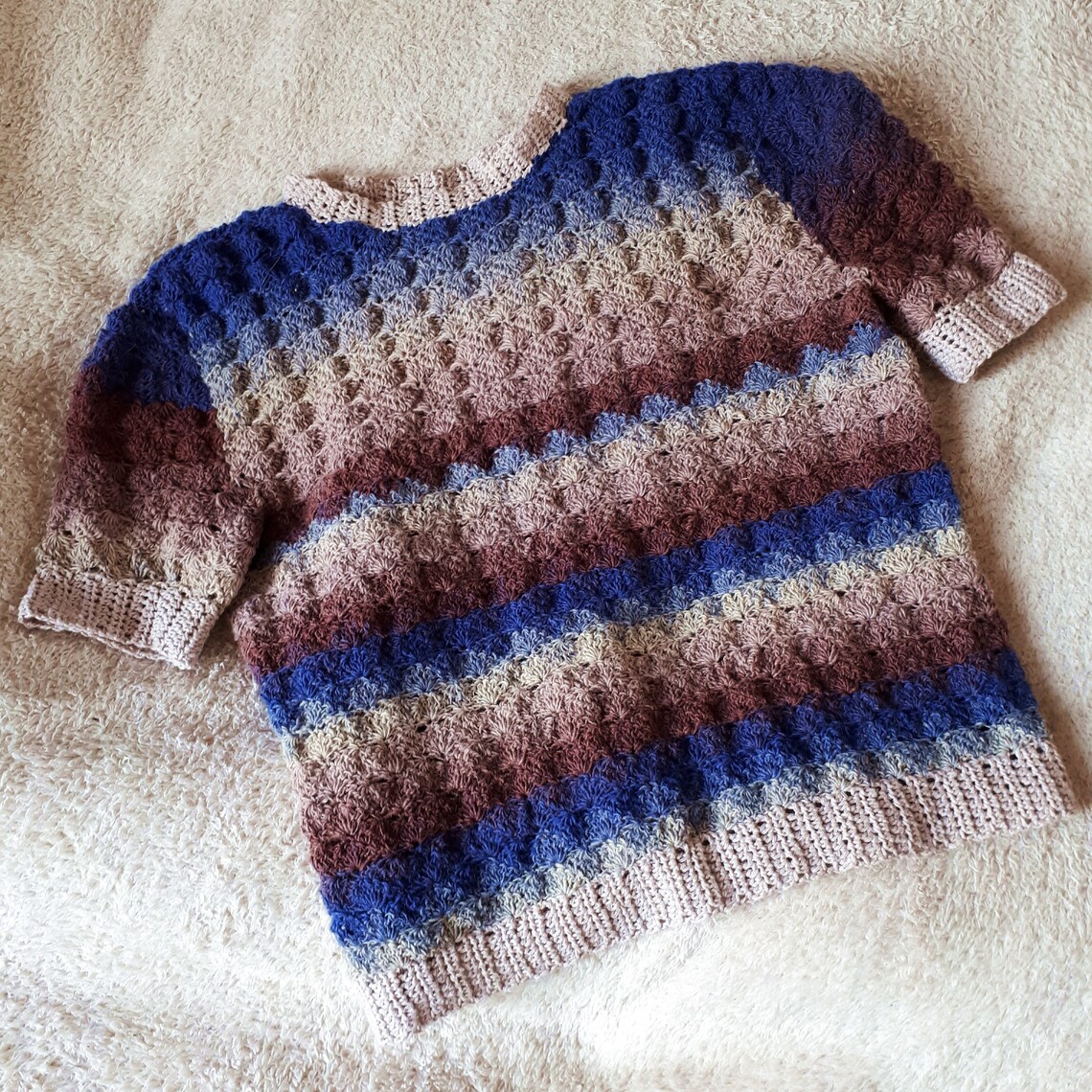 Jupiter Winter Top/sweater / Crochet Pattern / Pullover Sweater for ...