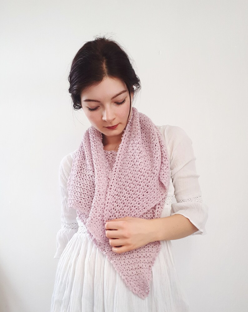 Rose Petal Crochet Scarf/ Crochet Pattern Beginner Friendly / - Etsy