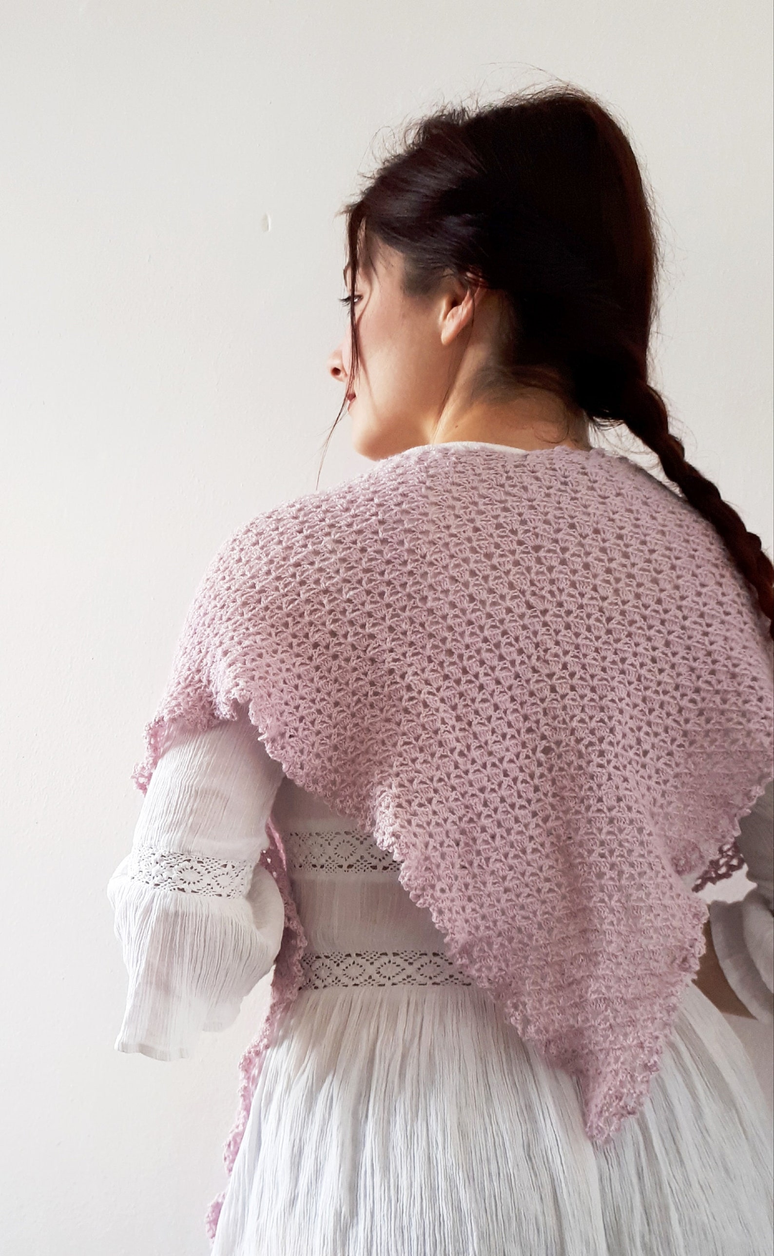 Rose Petal Crochet Scarf/ Crochet Pattern Beginner Friendly / | Etsy