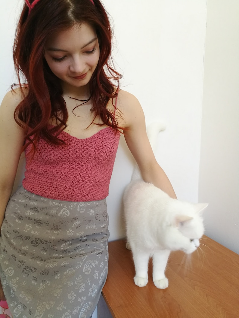 Heart Shaped Top Crochet Pattern / Girly Top / Basic Top / - Etsy