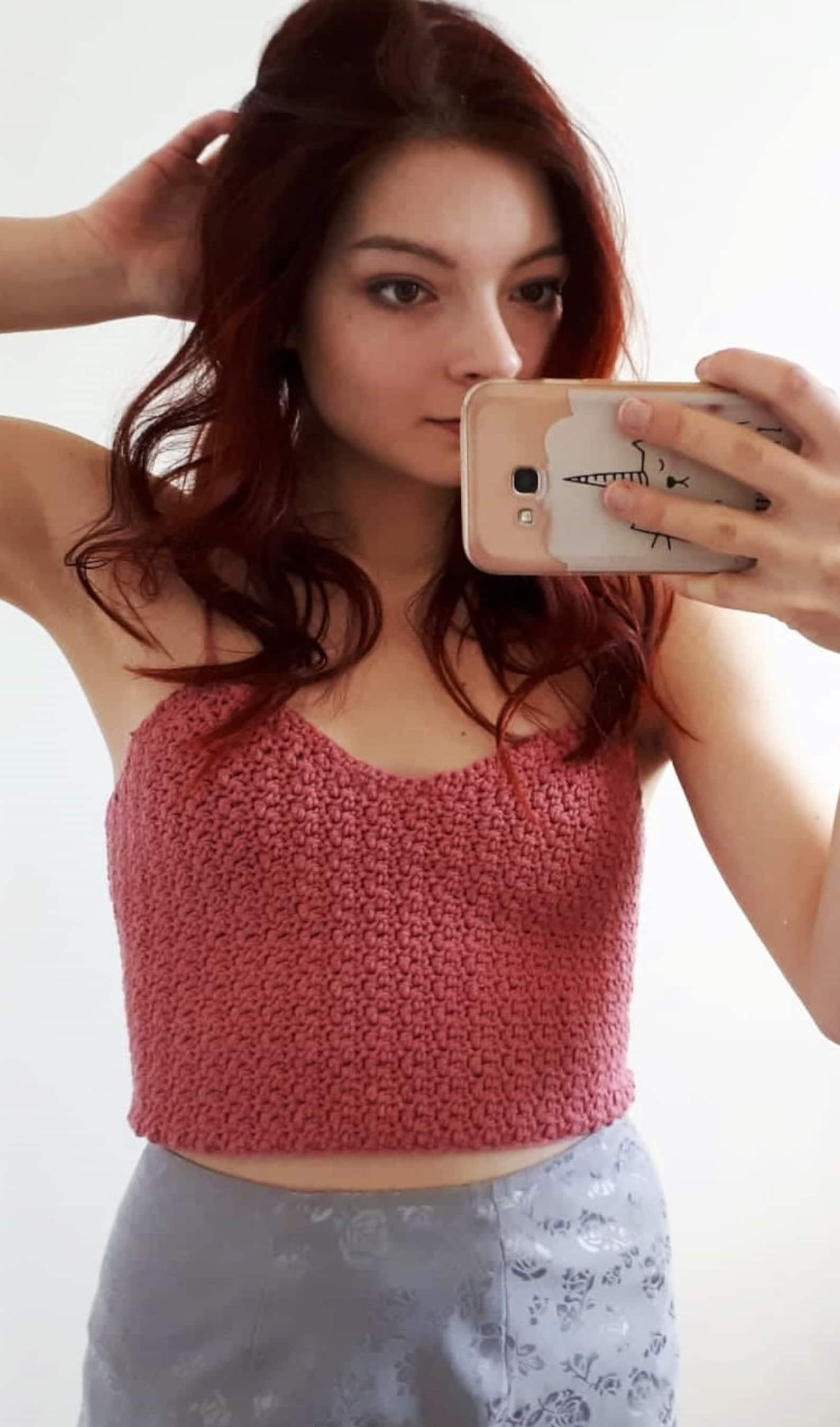 Heart Shaped Top Crochet Pattern / Girly Top / Basic Top / - Etsy