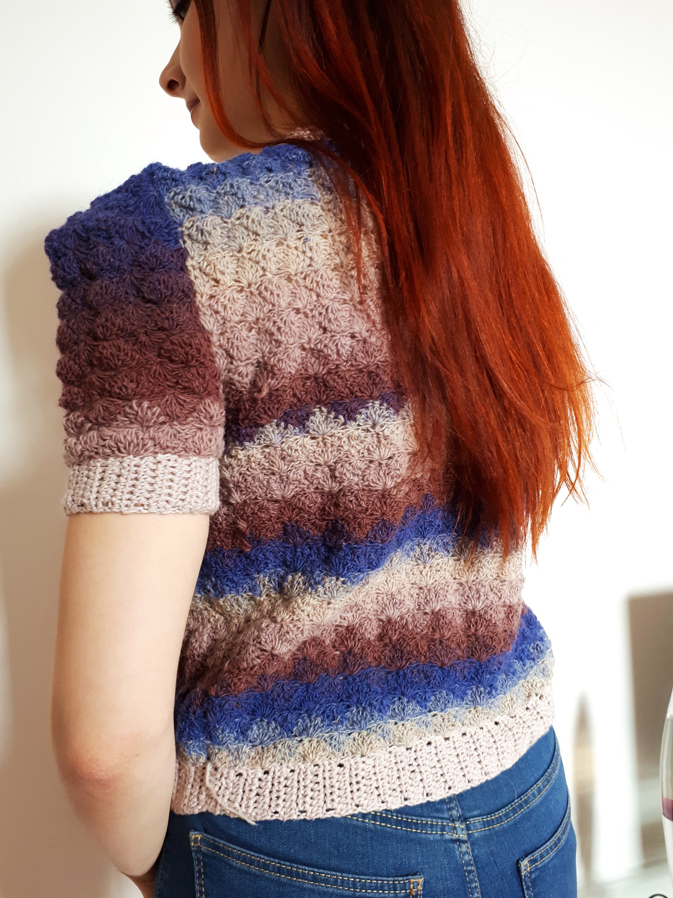 Jupiter Winter Top/sweater / Crochet Pattern / Pullover - Etsy
