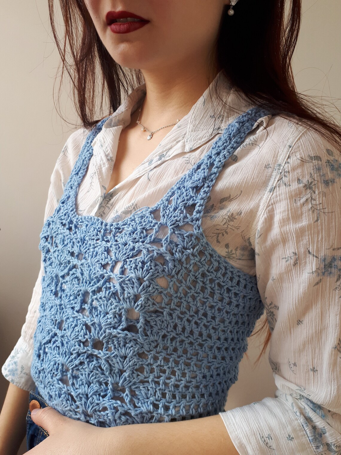 Alison Top / CROCHET PATTERN / Crochet Tutorial to Make a Top ...