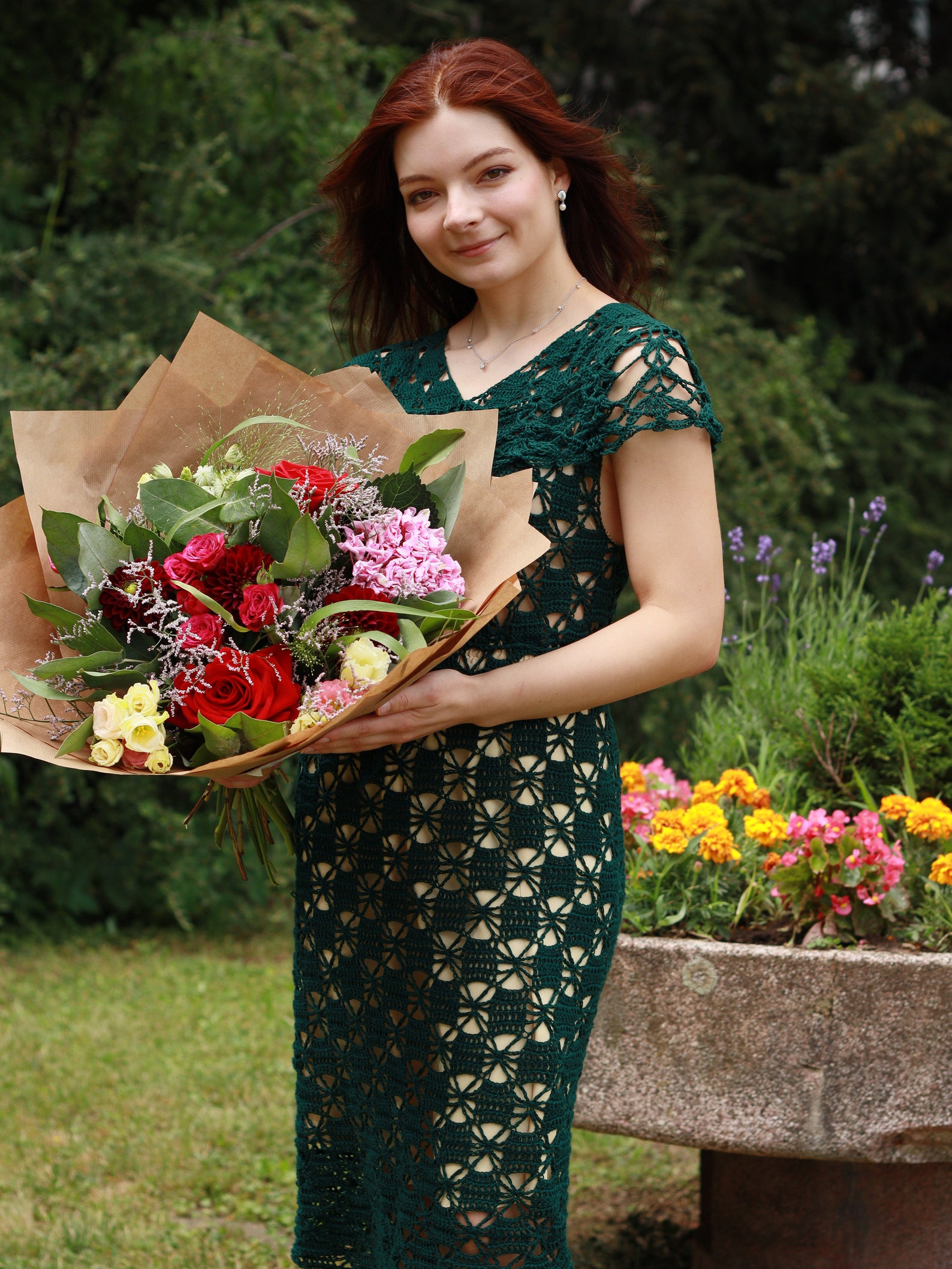 Scarlett Dress CROCHET PATTERN / Graduation Day Crochet Dress / Formal ...