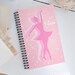 PERSONALISED BALLET NOTEBOOK, Personalised A5 Notebook Notepad for ...