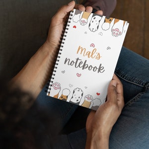 PERSONALISED NOTEBOOK, A5 Notepad, Personalised Notebook With Name and ...