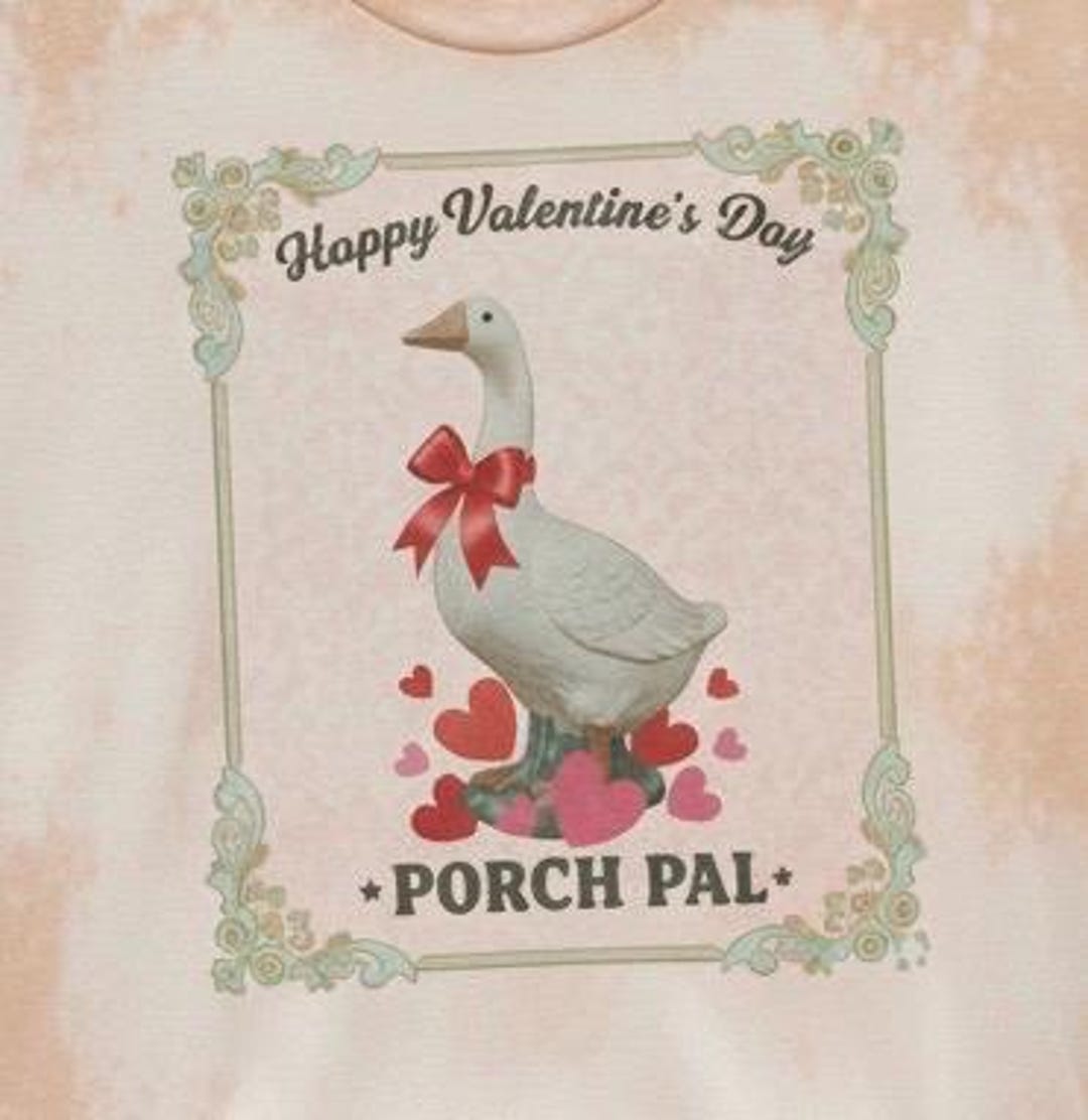 Happy Valentines Day Porch Pal Png - Etsy