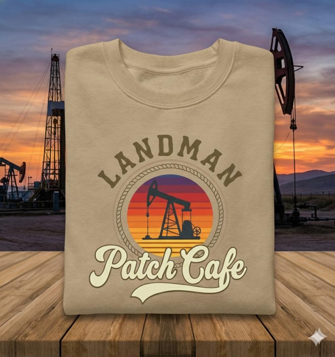 Retro Oilfield Design PNG | Landman Patch Cafe (digital Download) - Etsy