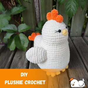 CHICKEN Crochet Pattern – DIY Plushie Amigurumi Hen, (PDF Pattern) - Etsy