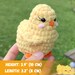 Mini Chicken Crochet Pattern PDF Low-sew Amigurumi Toy Pattern DIY ...