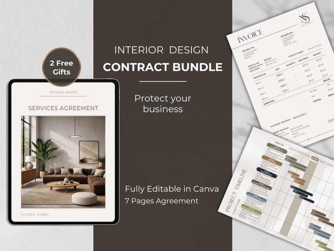 Contract Bundle for Interior Designers | Freelance Designer Services ...