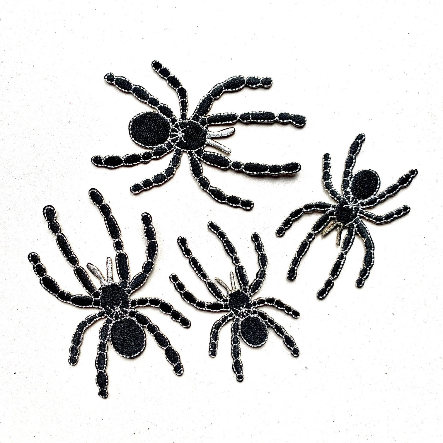 Patch SPIDER tarantula black Embroidery 1A-Quality Ironing | Etsy